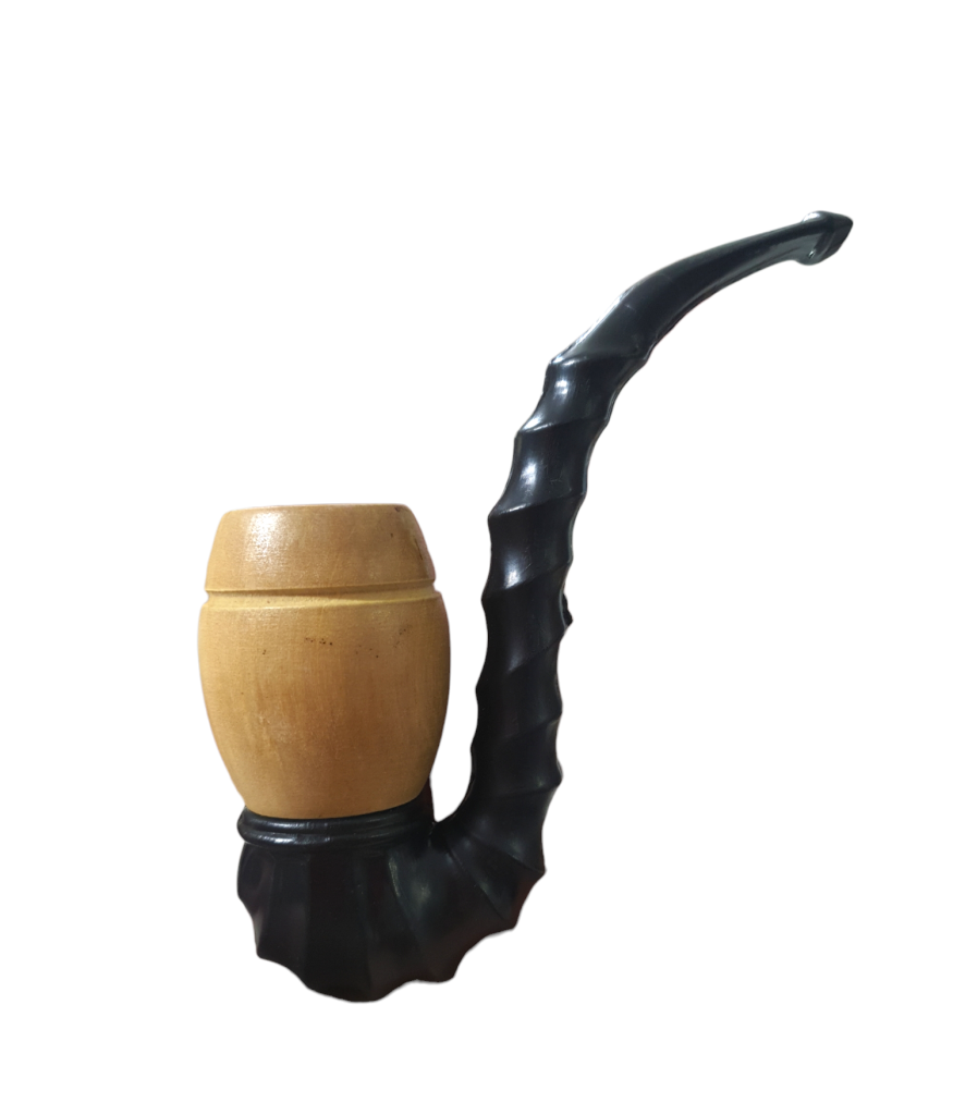 CACHIMBO MADEIRA CURVO - ROSCA - PDV Casa D Maria